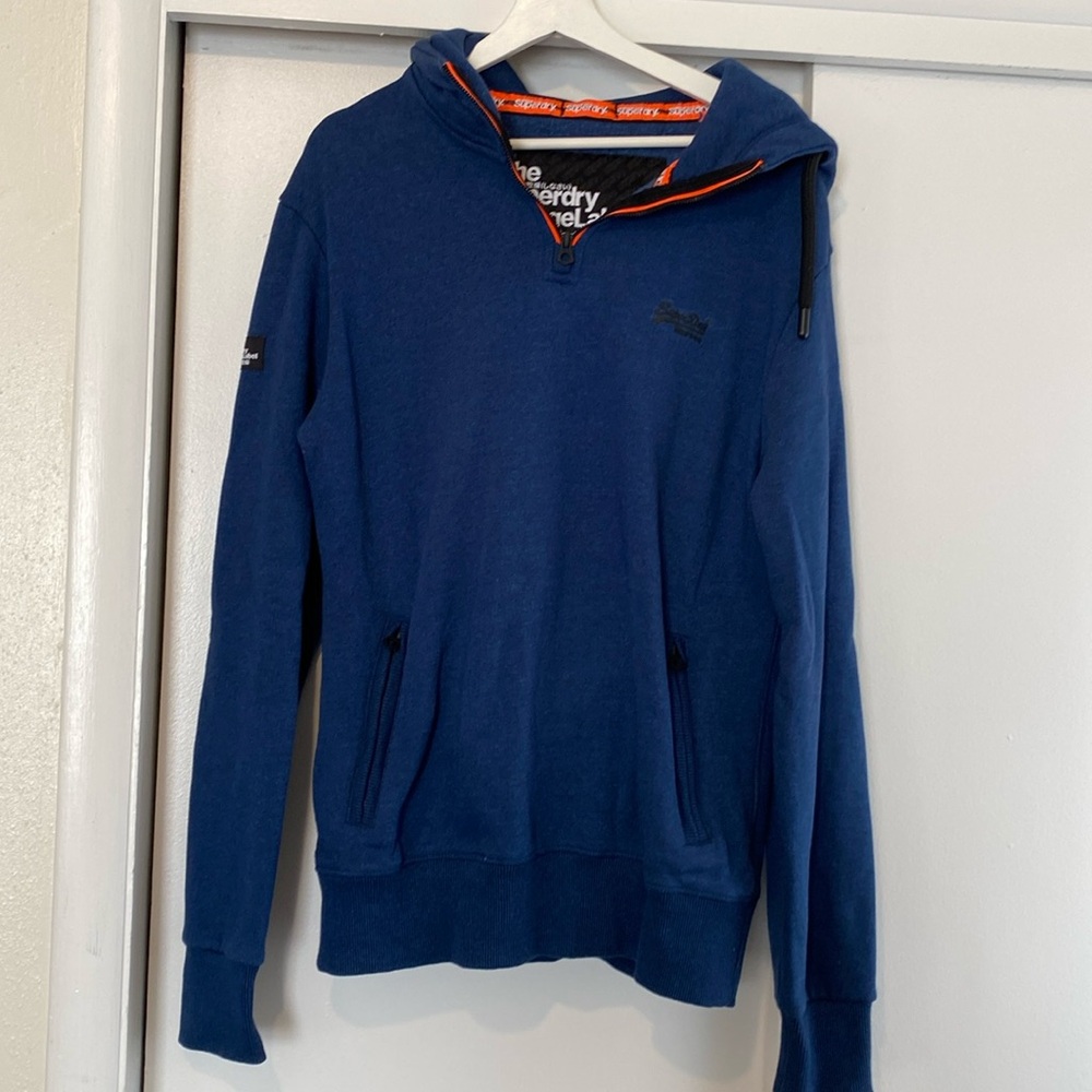 Men's The Super Dry Orange Label Urban Flash Half Zip… - Gem